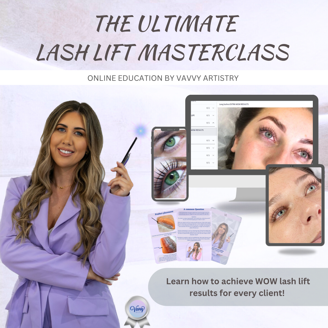 The Ultimate Lash Lift Training Masterclass By Vavvy Artistry